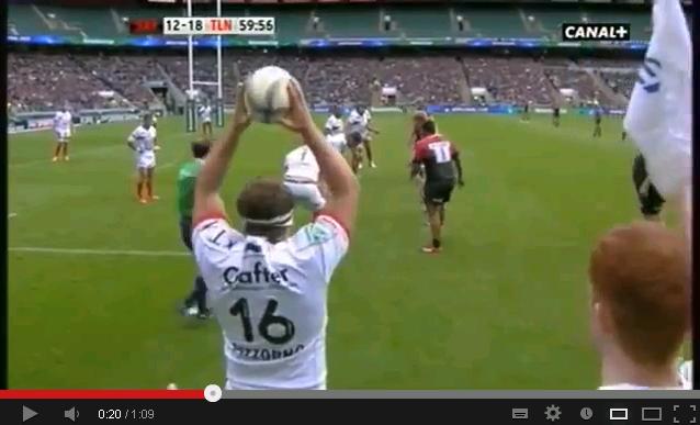 Rugby - Video: lezioni di rugby, come NON si batte una touche