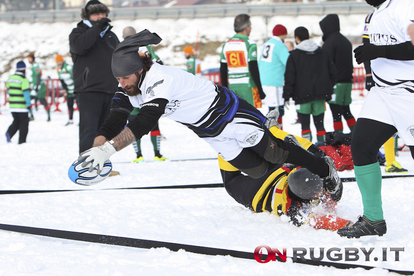 Rugby - Snow Rugby 2015 lo spettacolo del rugby sulla neve