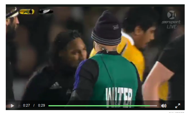 Rugby - Nuova Zelanda: Liam Messam e una costosa "intromissione"