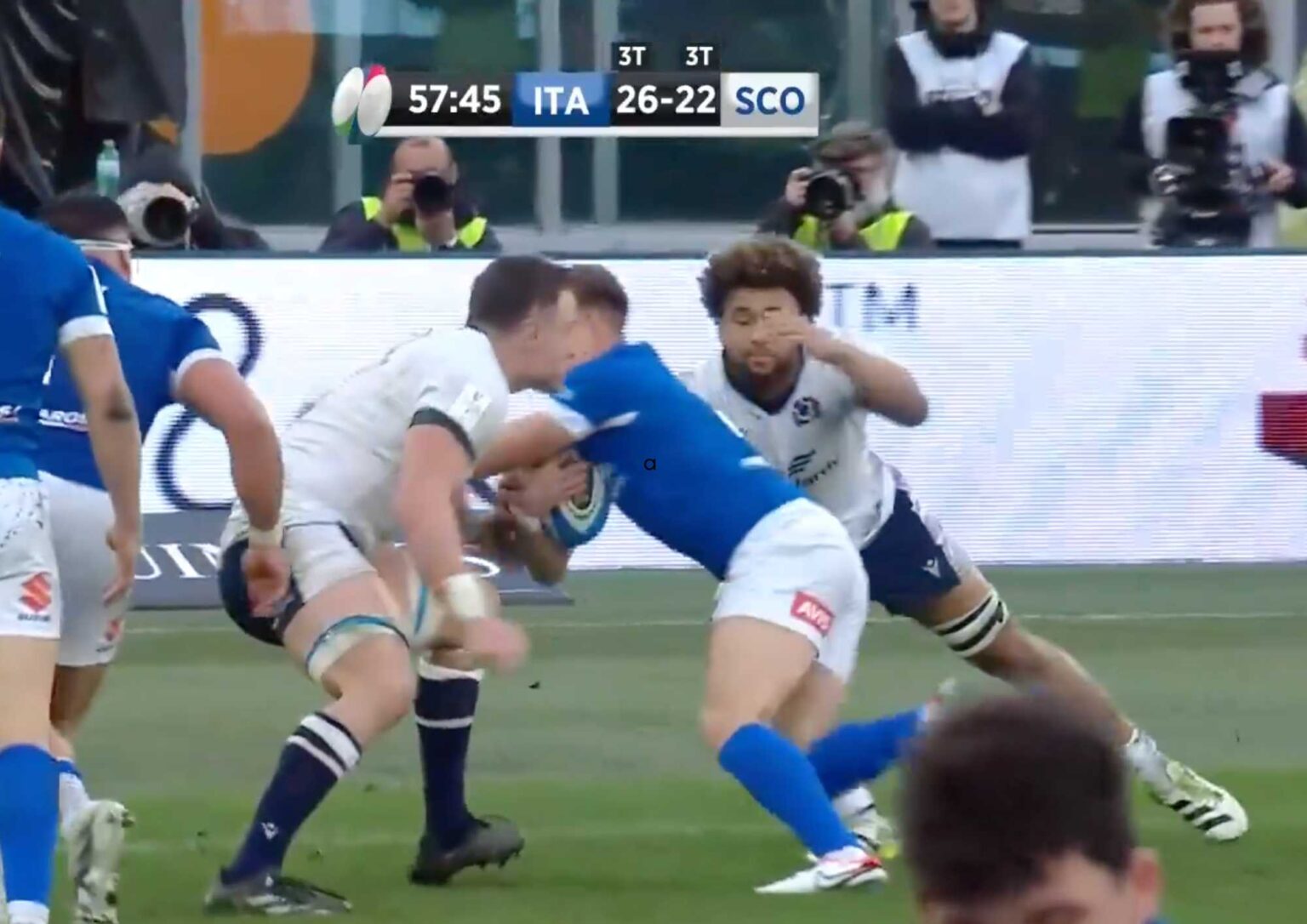 Rugby - Video: la zampata di Varney che porta in vantaggio l'Italia con ...